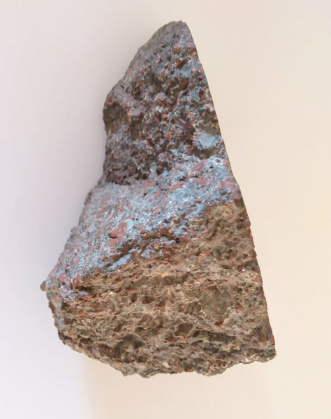 Rough Rock, copper in conglomerate face polish – Gary's Rock Shop